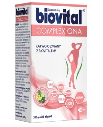 Biovital Complex Ona, Биовитал Комплекс Она, 30 капсул купить в Украине