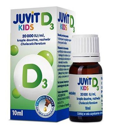 купить в Украине Juvit Kids D3 20000 IU / мл, капли для приема внутрь ...