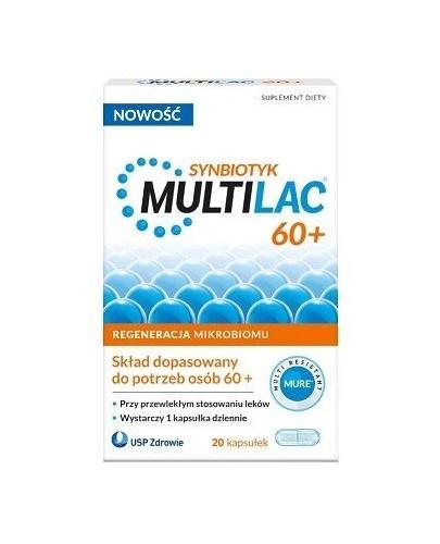 Multilac Synbiotyc 60+, Мультилак Синбиотик 60+, 20 капсул купить в Украине