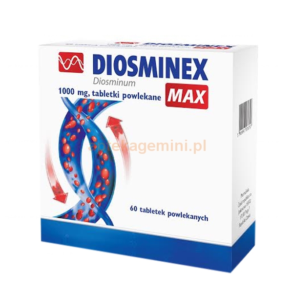 Diosminex Max 1000 мг, 60 таблеток купить в Украине