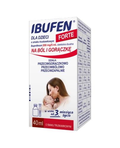 Ibufen Forte, Ибуфен Форте суспензия со вкусом клубники для детей 200 ...