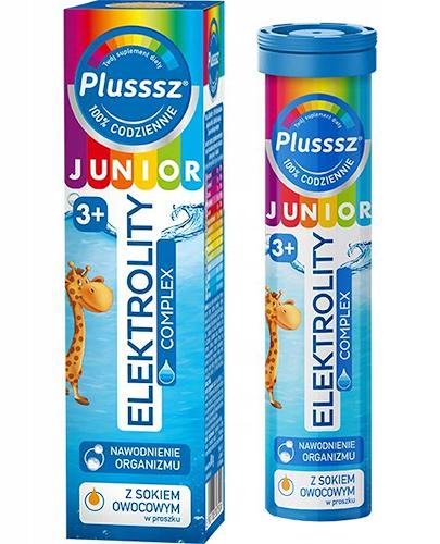Plusssz Junior, Elektrolity Complex, Электролити Комплекс - 20 таблеток ...