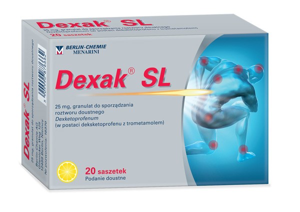 Dexak SL 25 мг, 20 пакетиков купить в Украине