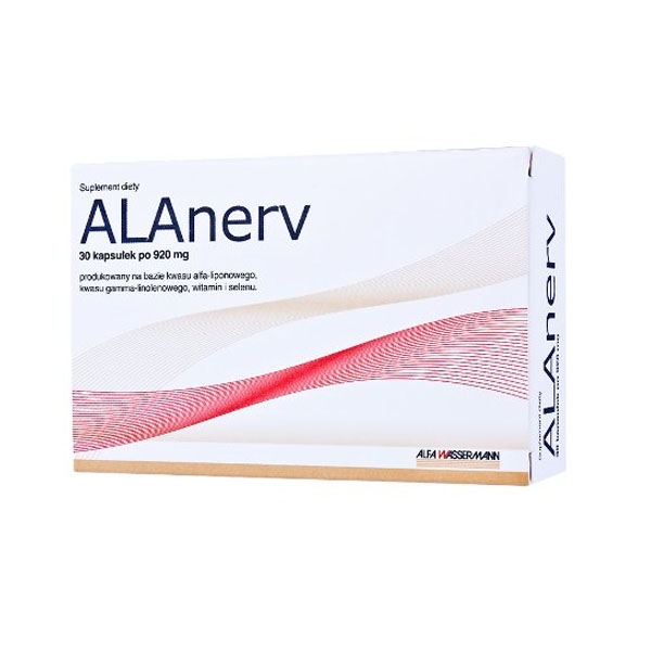 Alanerv 920мг. 30 капсул | Цена. Купить онлайн на Robinia Pharm
