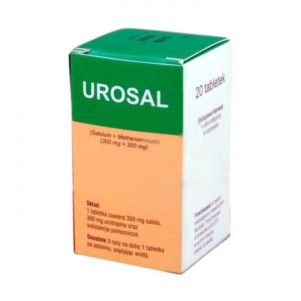 Urosal 300mg+300mg, 20 таблеток HIT